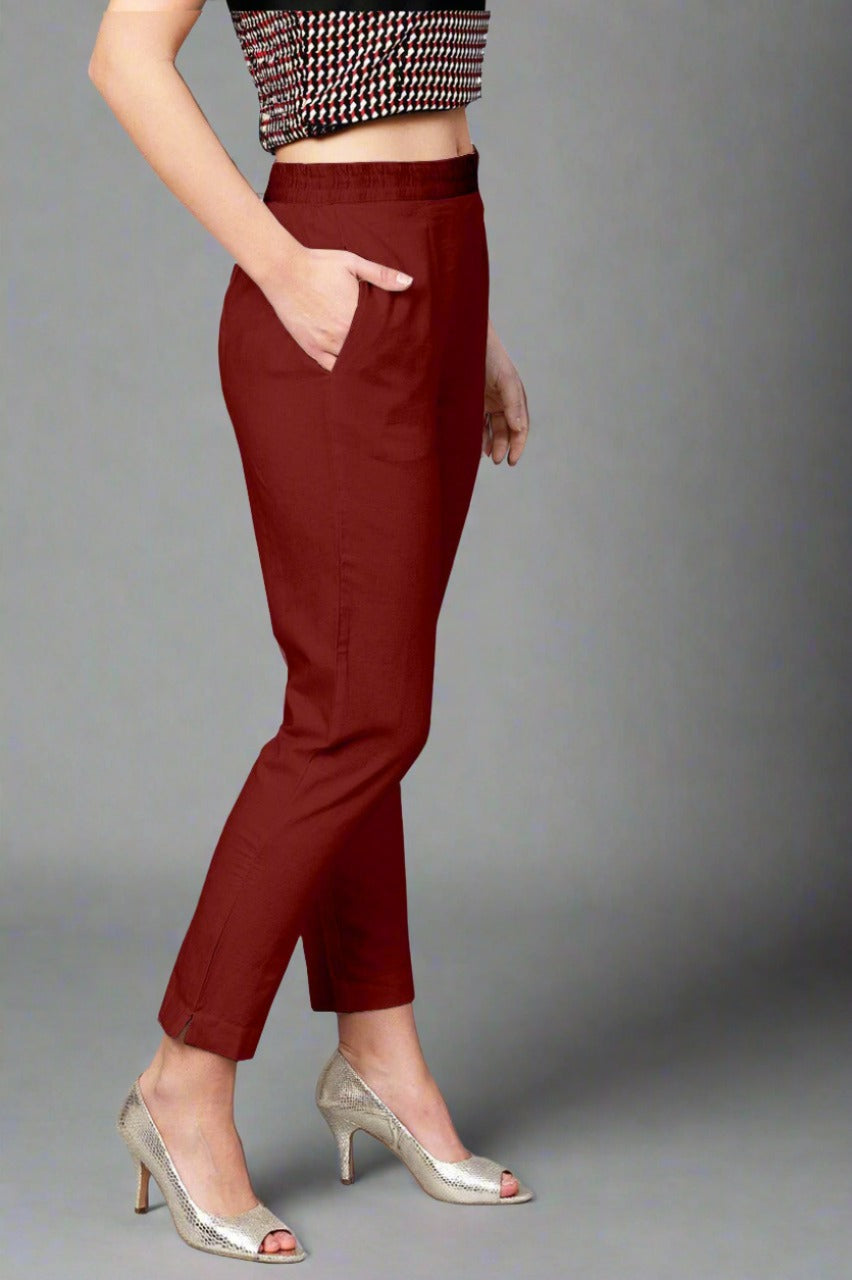 NR0082 - Cigar Pant with Pocket – NUURIKHA
